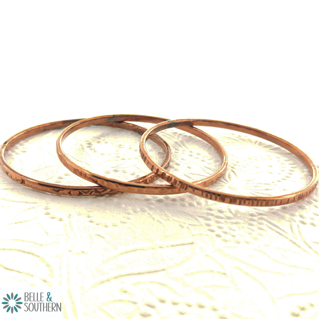 Copper Bangles | Belle and Southern